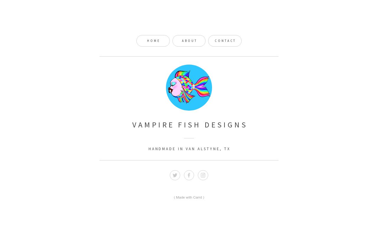 Vampire Fish Designs